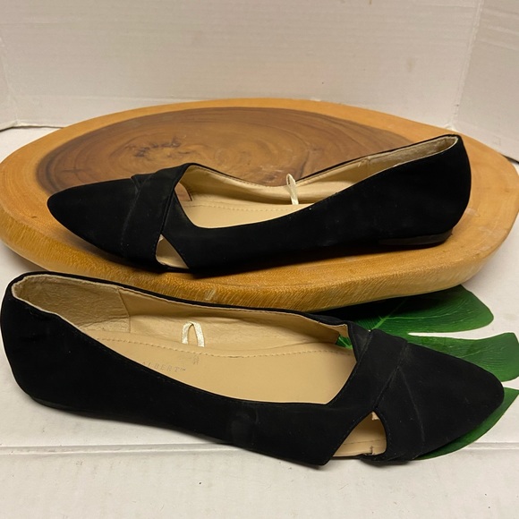 Charles Albert | Shoes | Charles Albert Pointed Toe Flats Faux Suede ...